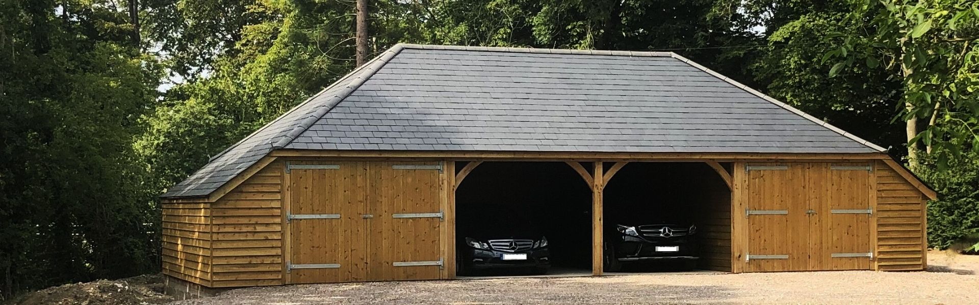 Timber Frame Outbuildings | Wooden Garages, Carriage Houses, Barns ...