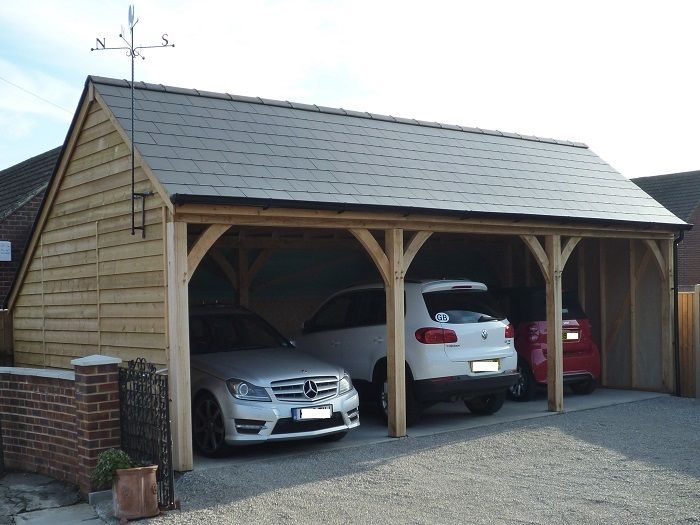 Passmores Car Barn Garages | Timber Open Barn | Timber Car Ports