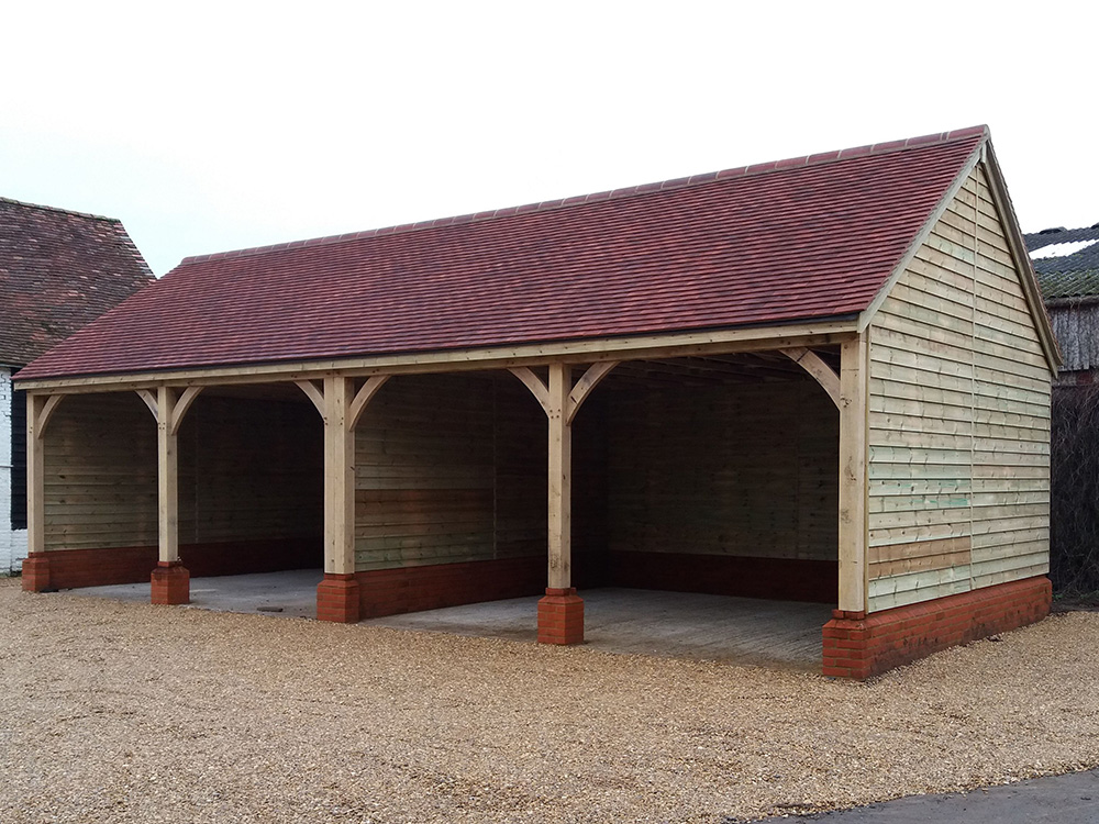 Passmores - 4-Bay Wooden Garages | 4 Car Timber Barn Garages | British ...