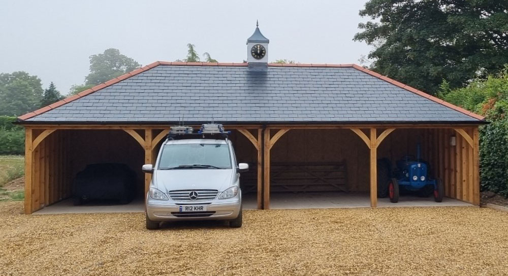 Passmores - 4-Bay Wooden Garages | 4 Car Timber Barn Garages | British ...