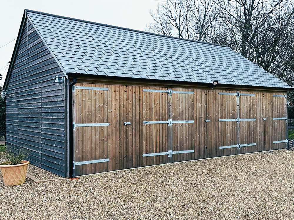 Passmores - 5-Bay Wooden Garages | 5 Car Timber Barn Garages | British ...