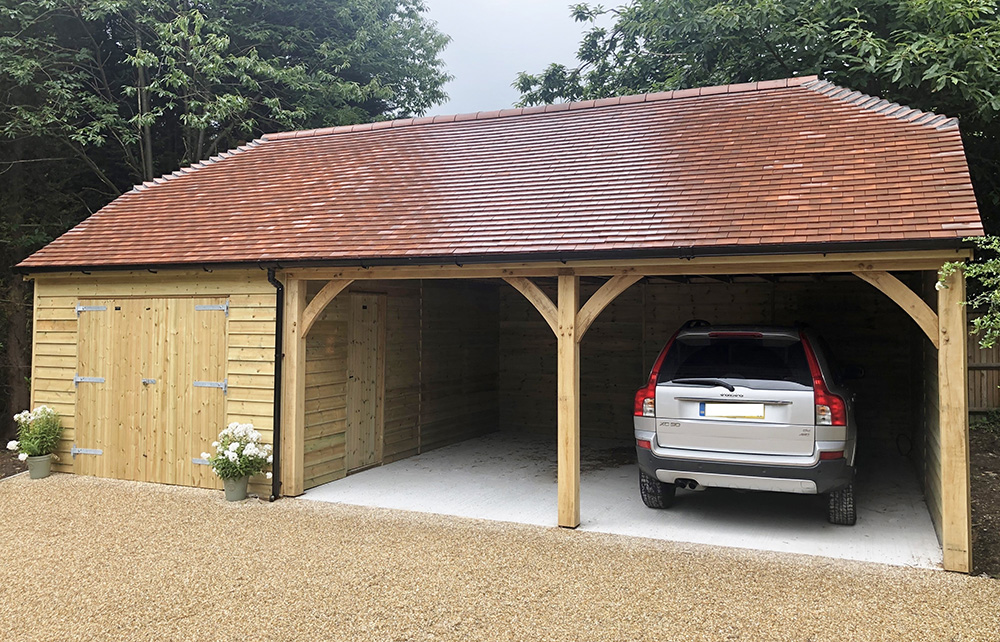 Passmores - 3 Bay Wooden Garages | Triple Timber Garages | British Made ...
